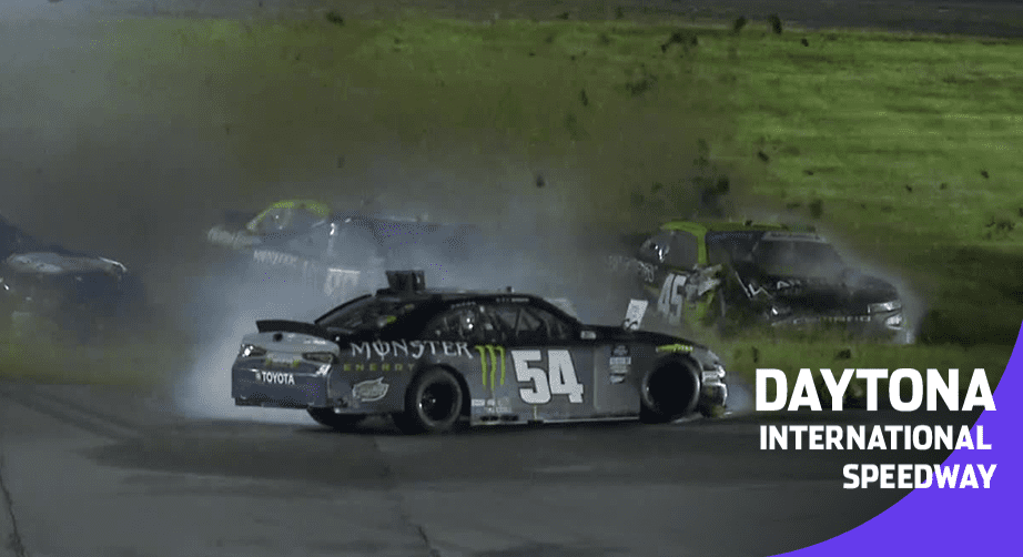Biggest wreck of the night collects over 10 cars at Daytona | NASCAR
