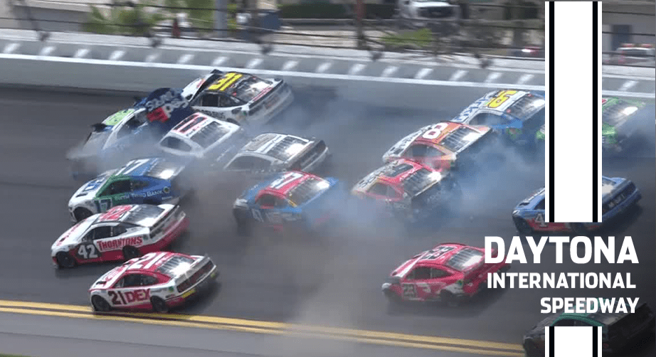 Massive wreck takes out the leaders late at Daytona | NASCAR