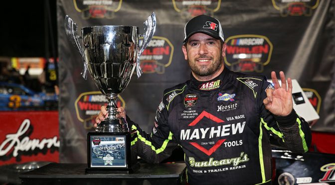 Doug Coby leads wire-to-wire in NASCAR Whelen Modified Tour’s return to ...
