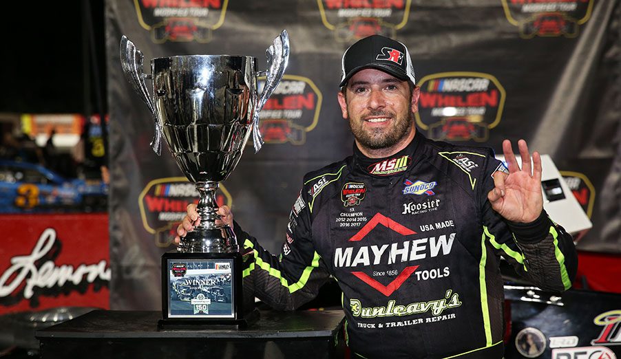 Doug Coby leads wire-to-wire in NASCAR Whelen Modified Tour’s return to ...
