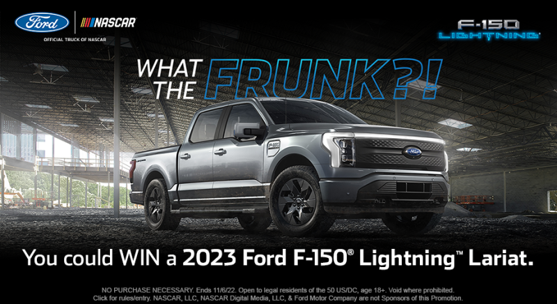 Introducing the electric 2023 Ford F-150® Lightning™ Lariat | NASCAR