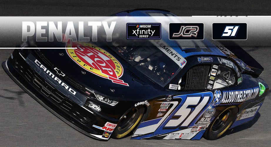 Jeremy Clements levied L2 penalty, win ineligible for playoffs | NASCAR