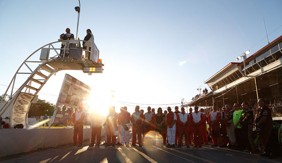 Oswego Speedway track profile