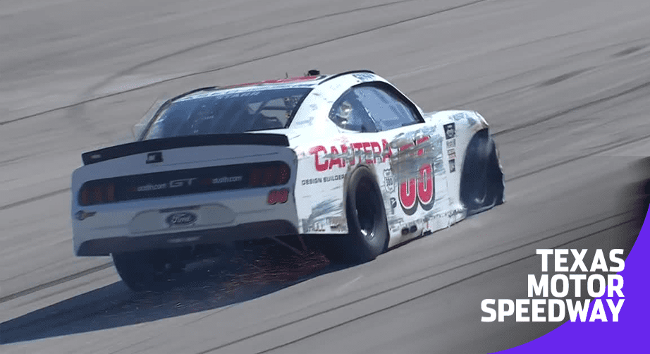 David Starr tire blows out at Texas | NASCAR