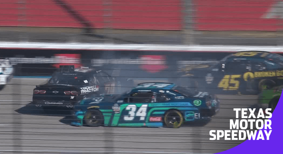 Garrett Smithley hits outside wall at Texas | NASCAR