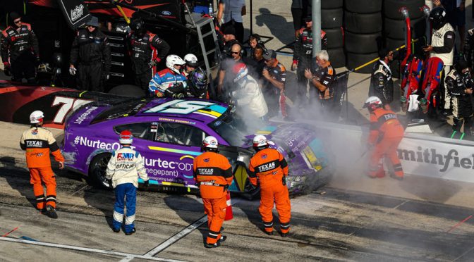 Cody Ware released from infield care center after Texas crash | NASCAR