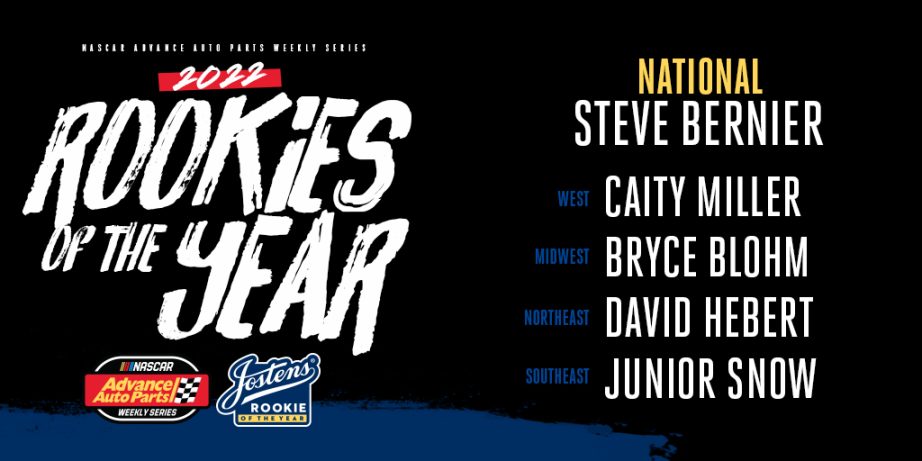 Steve Bernier wins NASCAR Advance Auto Parts Weekly Series Rookie of ...