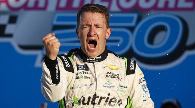 AJ Allmendinger edges Gibbs for Xfinity win at Charlotte Roval | NASCAR