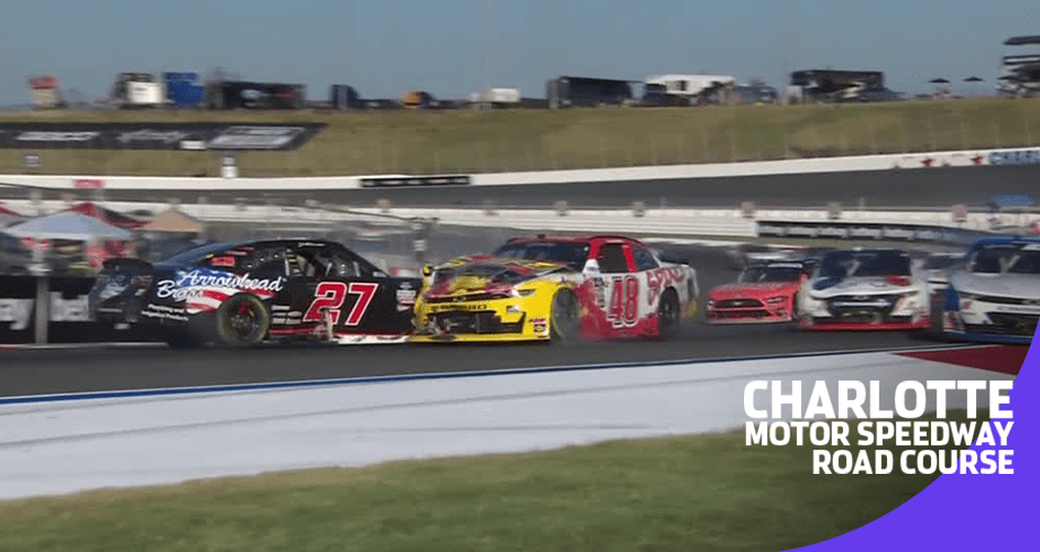 Andretti, Burton wreck late at the Charlotte Roval