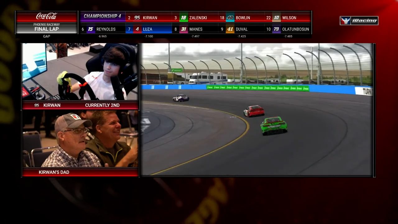 First playoffs, first championship: Kirwan wins at virtual Phoenix | NASCAR