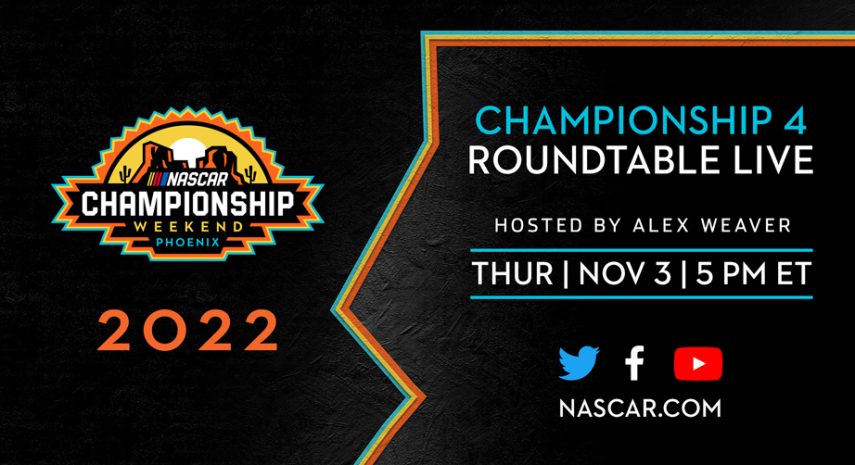Tune in: Championship 4 Roundtable set for Thursday | NASCAR