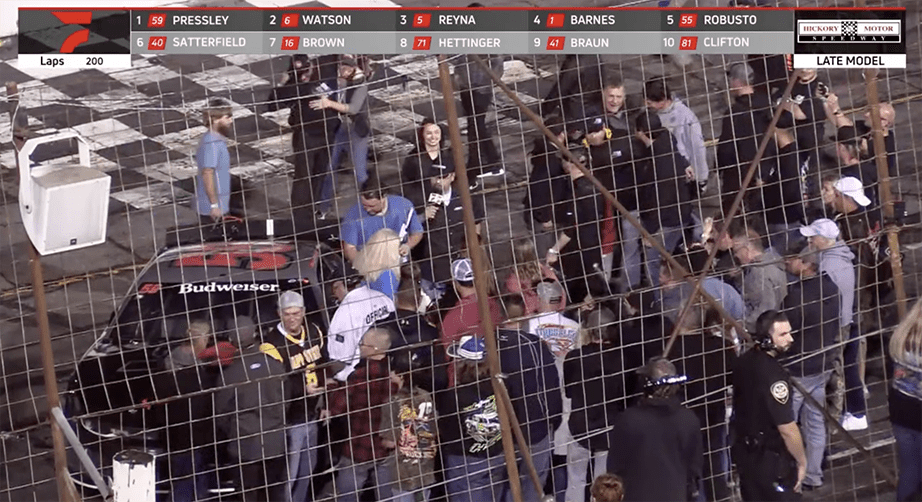 Coleman Pressley's Victory Lane interview at Hickory - Official Site Of ...