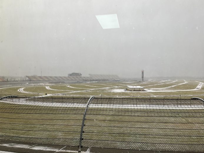 Snowy NASCAR tracks from the 2022-23 offseason - NASCAR