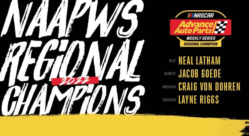 NASCAR Advance Auto Parts Weekly Series 2022 championship celebration ...