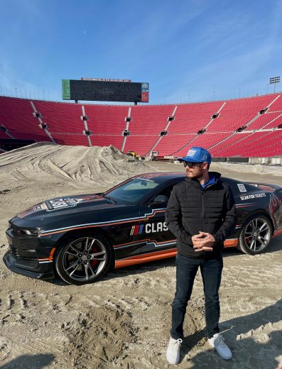 Work underway at LA Coliseum in preparation for Clash | NASCAR