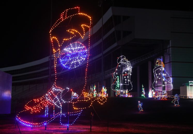 Holiday lights on display at NASCAR tracks | NASCAR