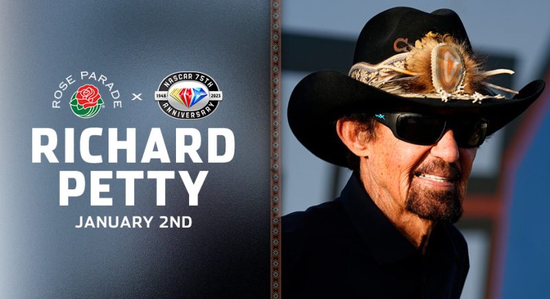 Hall of Famer Richard Petty to ride in 2023 Rose Parade | NASCAR
