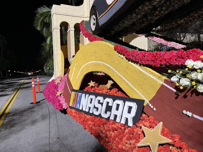 Scenes of NASCAR's float in 2023 Rose Parade | NASCAR.com