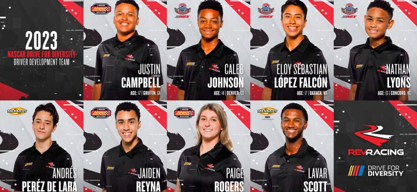 NASCAR and Rev Racing reveal 2023 Drive for Diversity Driver ...