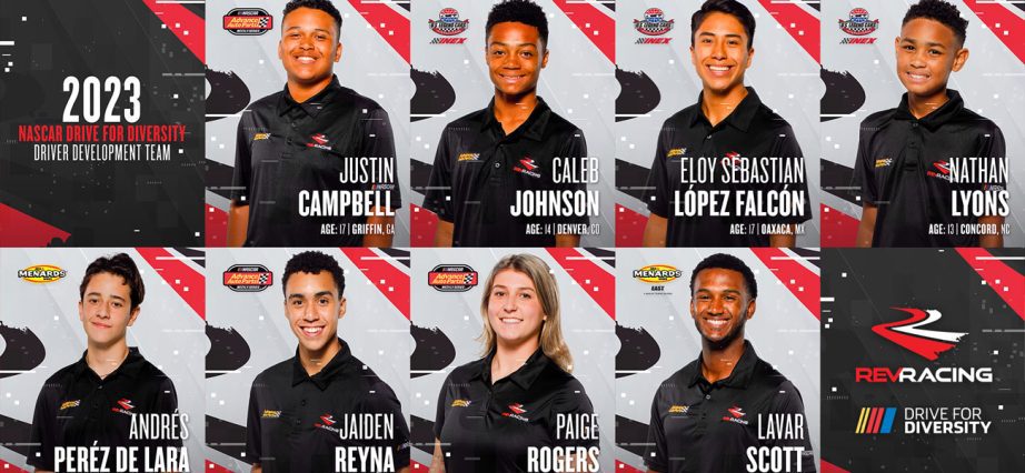 NASCAR and Rev Racing reveal 2023 Drive for Diversity Driver ...