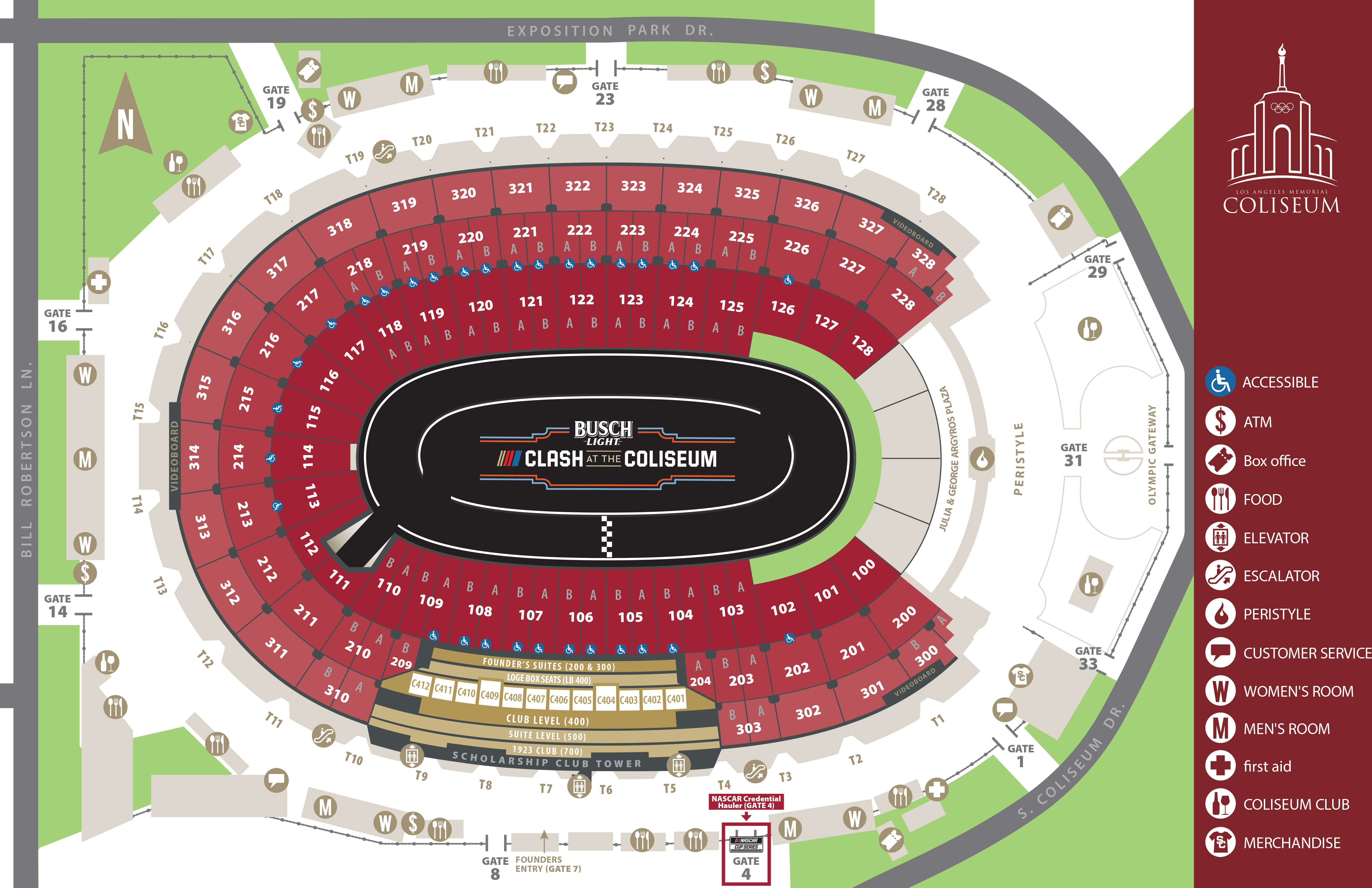 SEC - LAClash - FEB | Official Site Of NASCAR