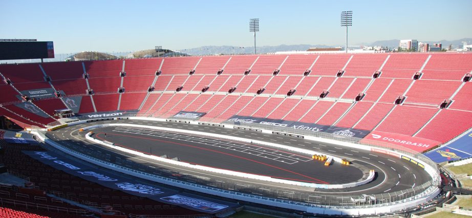 Work underway at LA Coliseum in preparation for Clash | NASCAR
