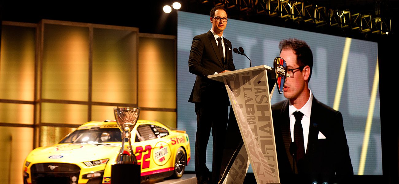 Relive Joey Logano's champion speech from the '22 NASCAR Awards | NASCAR