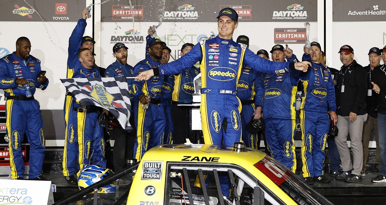 Zane Smith wins Truck season opener at Daytona - NASCAR
