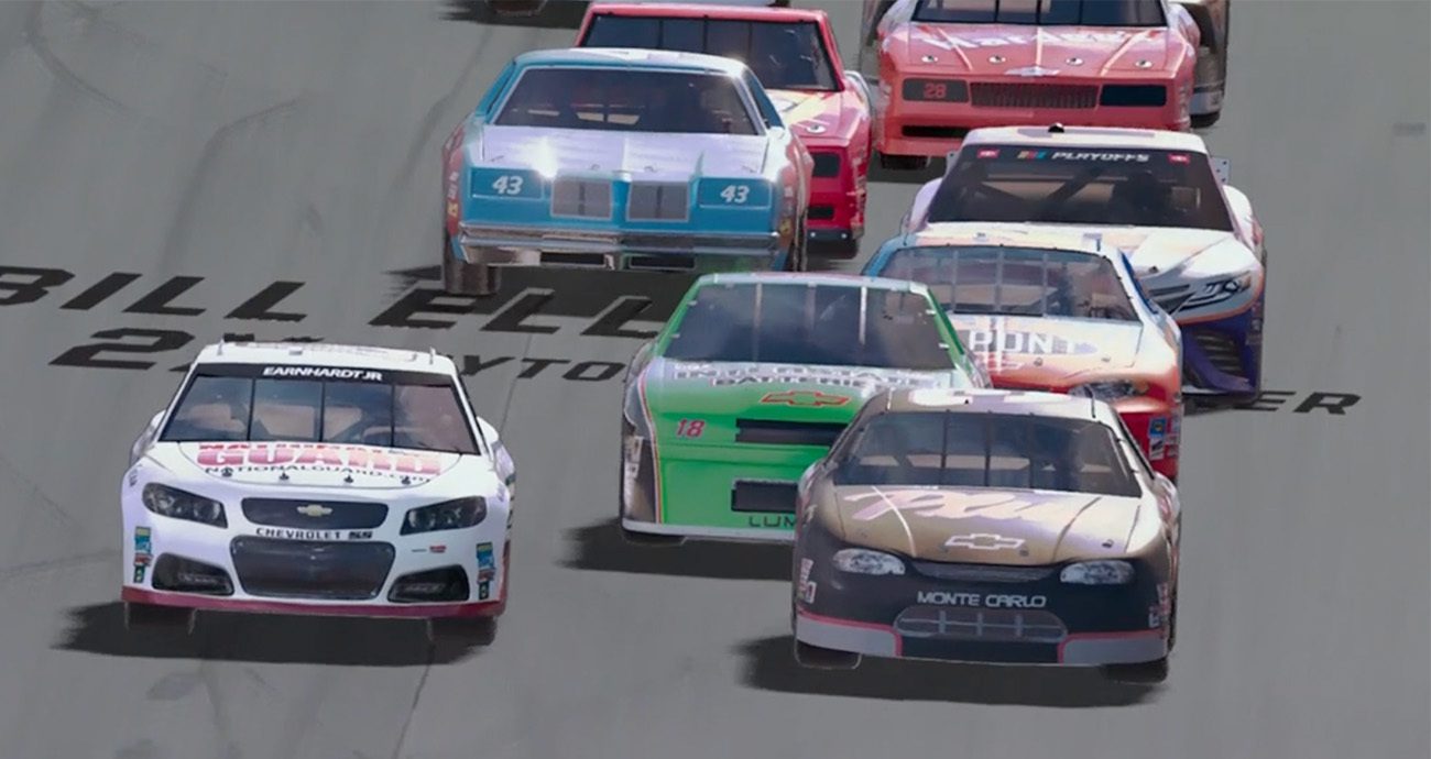 Seven generations of NASCAR take the greatest lap at Daytona - NASCAR