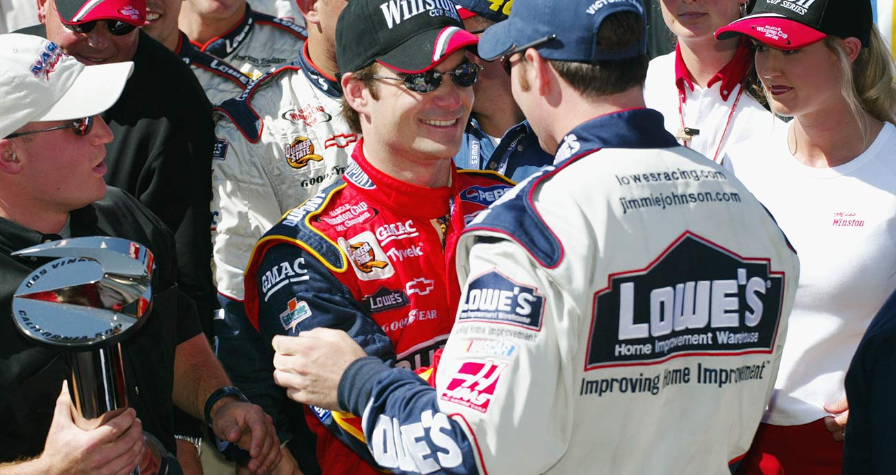 Jimmie Johnson: 'Big exhale' after first career Cup win | NASCAR