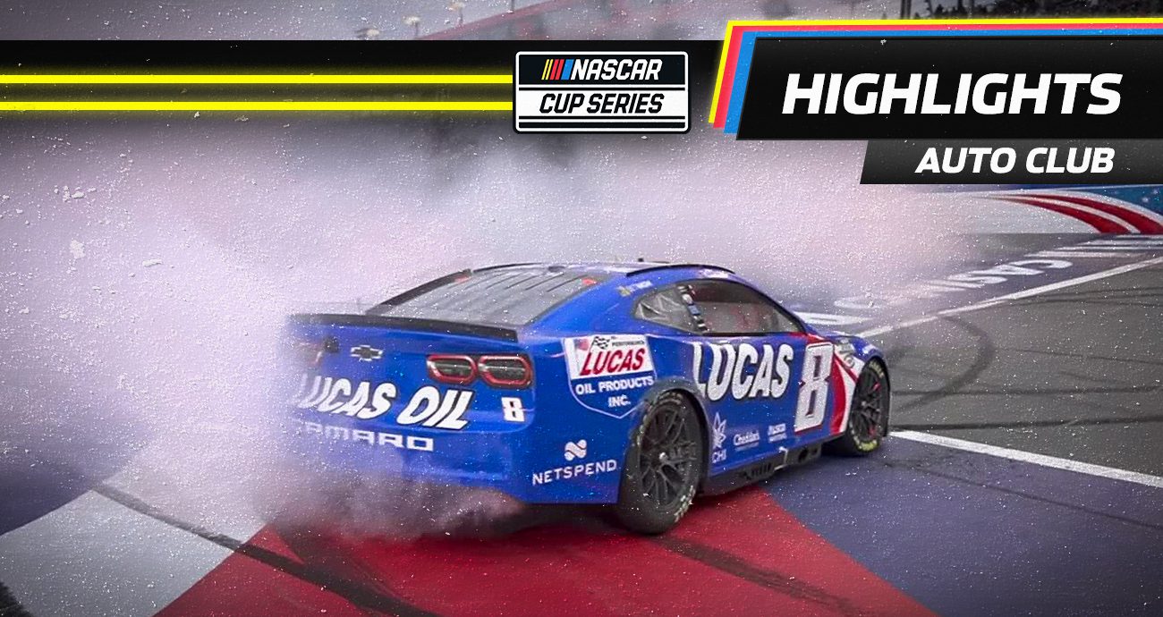 'Rowdy' burns it down for the fans at Auto Club | NASCAR