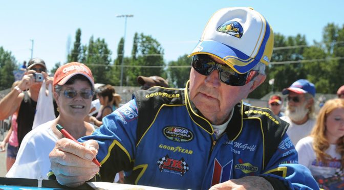 Freshly enshrined NASCAR Hall of Famer Hershel McGriff maintains his ...