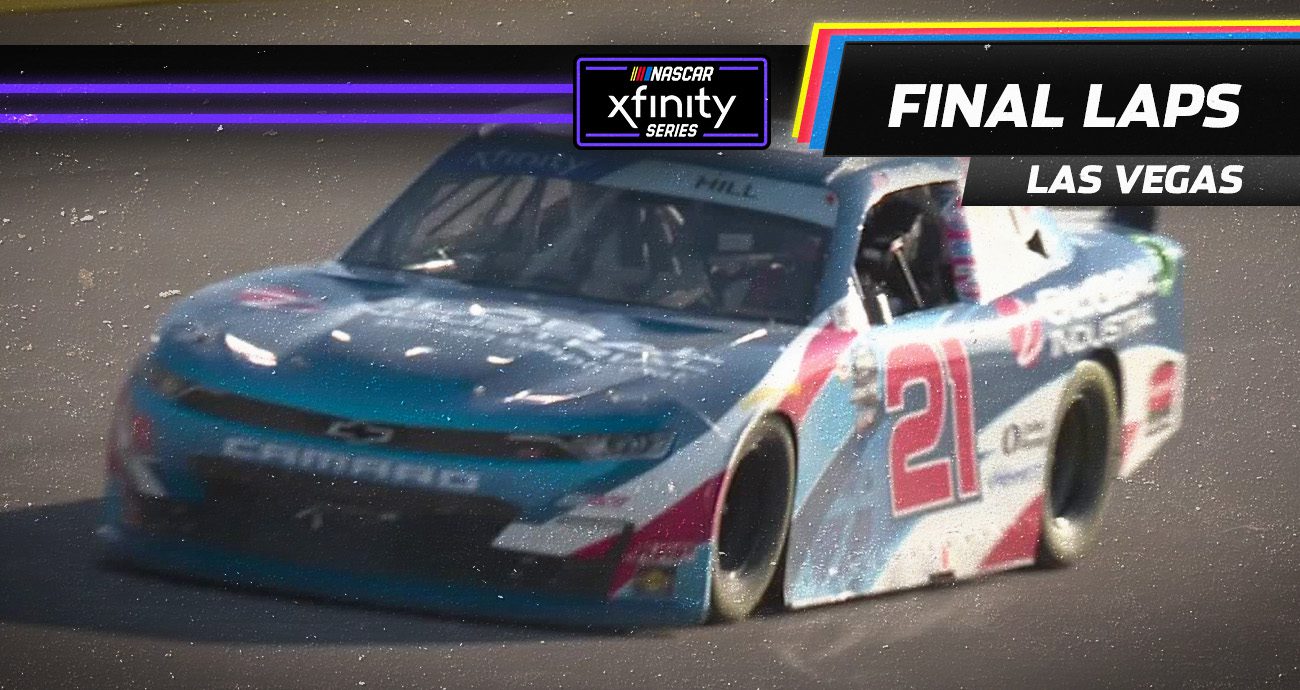 Austin Hill takes a gamble at Las Vegas on the final lap for the win ...