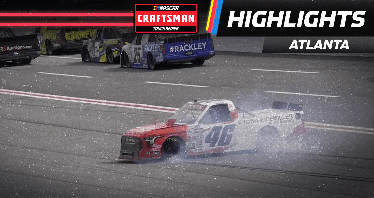 Ogata spins down backstretch at Atlanta | NASCAR