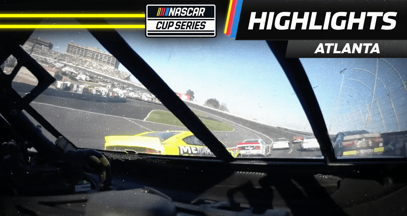 In-car camera: Jones makes his way to Top 10 in final lap at Atlanta ...