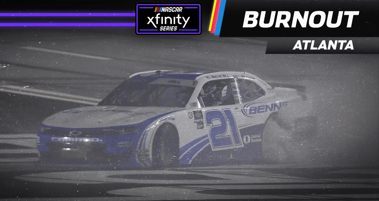 Austin Hill puts on a smoke show at Atlanta | NASCAR