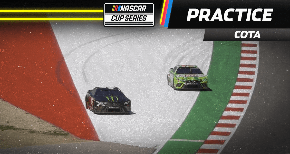 Gibbs and Hamlin run wide during COTA practice | NASCAR