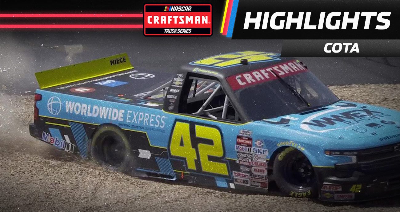 Carson Hocevar spins into gravel from fifth at COTA | NASCAR