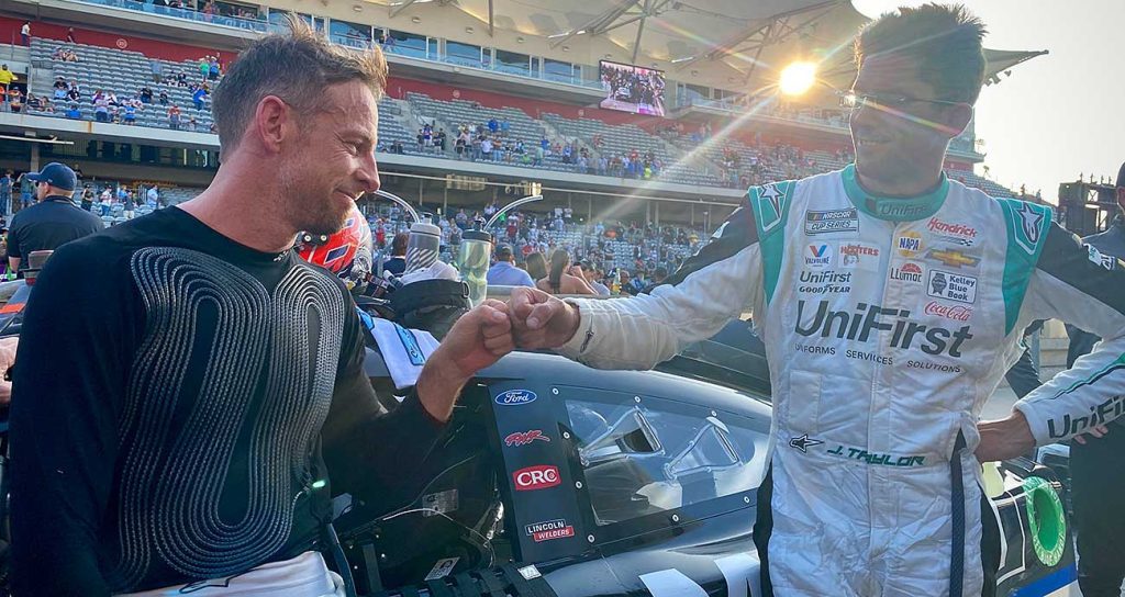 Full-contact day for Jenson Button, Jordan Taylor | NASCAR