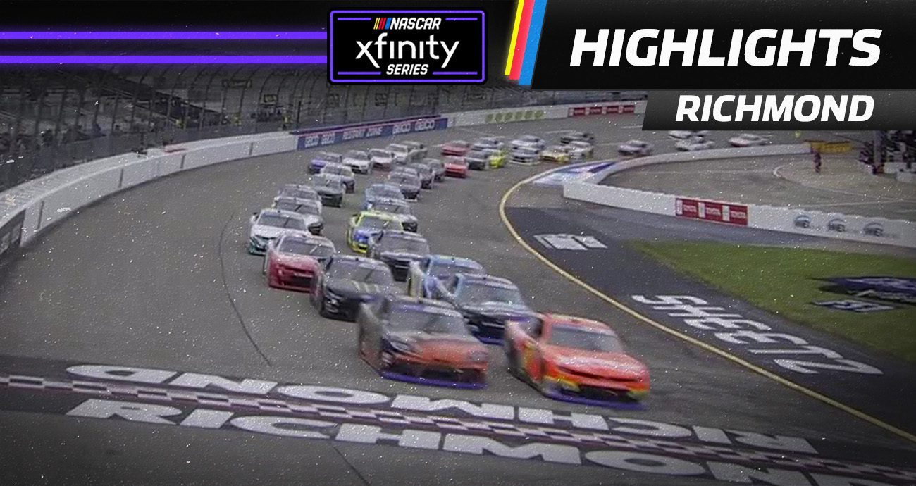 Justin Allgaier leads the Xfinity field to green at Richmond - NASCAR
