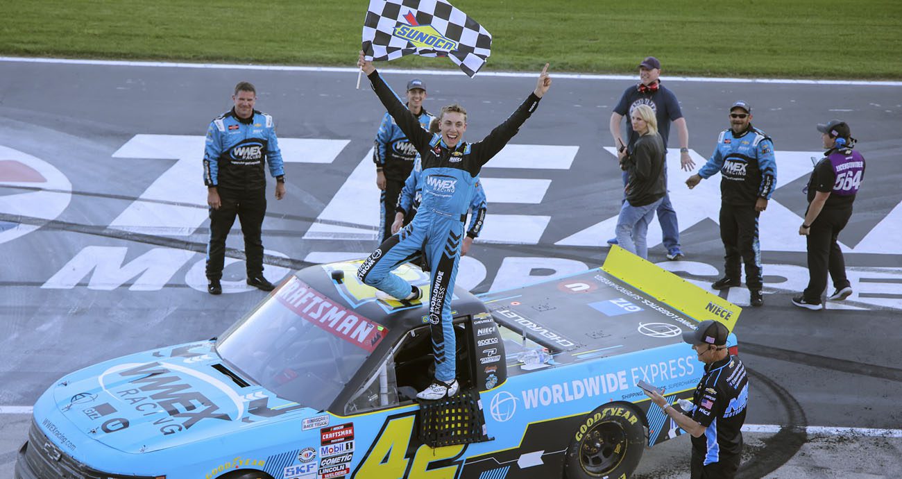 Hocevar finds magic in double overtime, wins at Texas | NASCAR