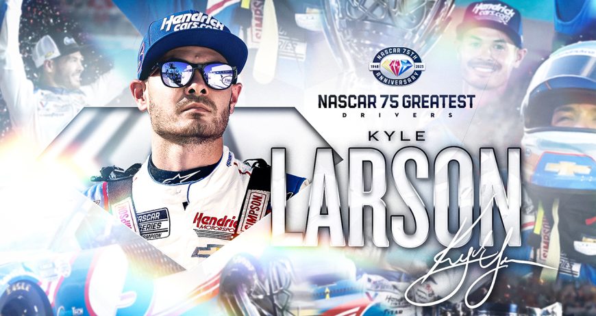 Kyle Larson named to NASCAR's 75 Greatest Drivers list