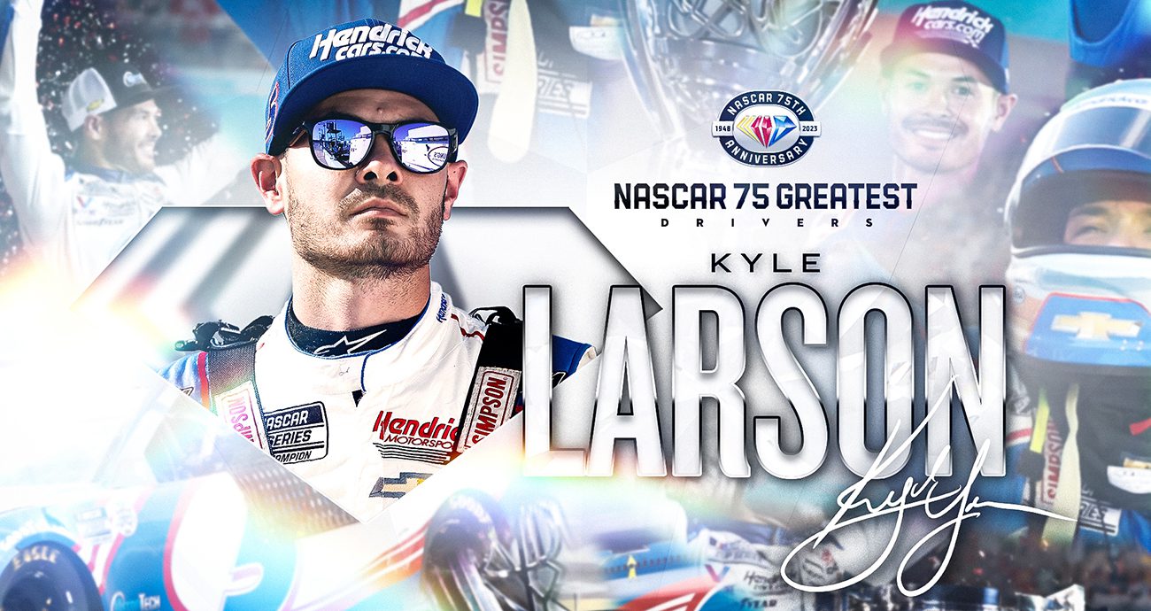 Kyle Larson named to NASCAR's 75 Greatest Drivers list