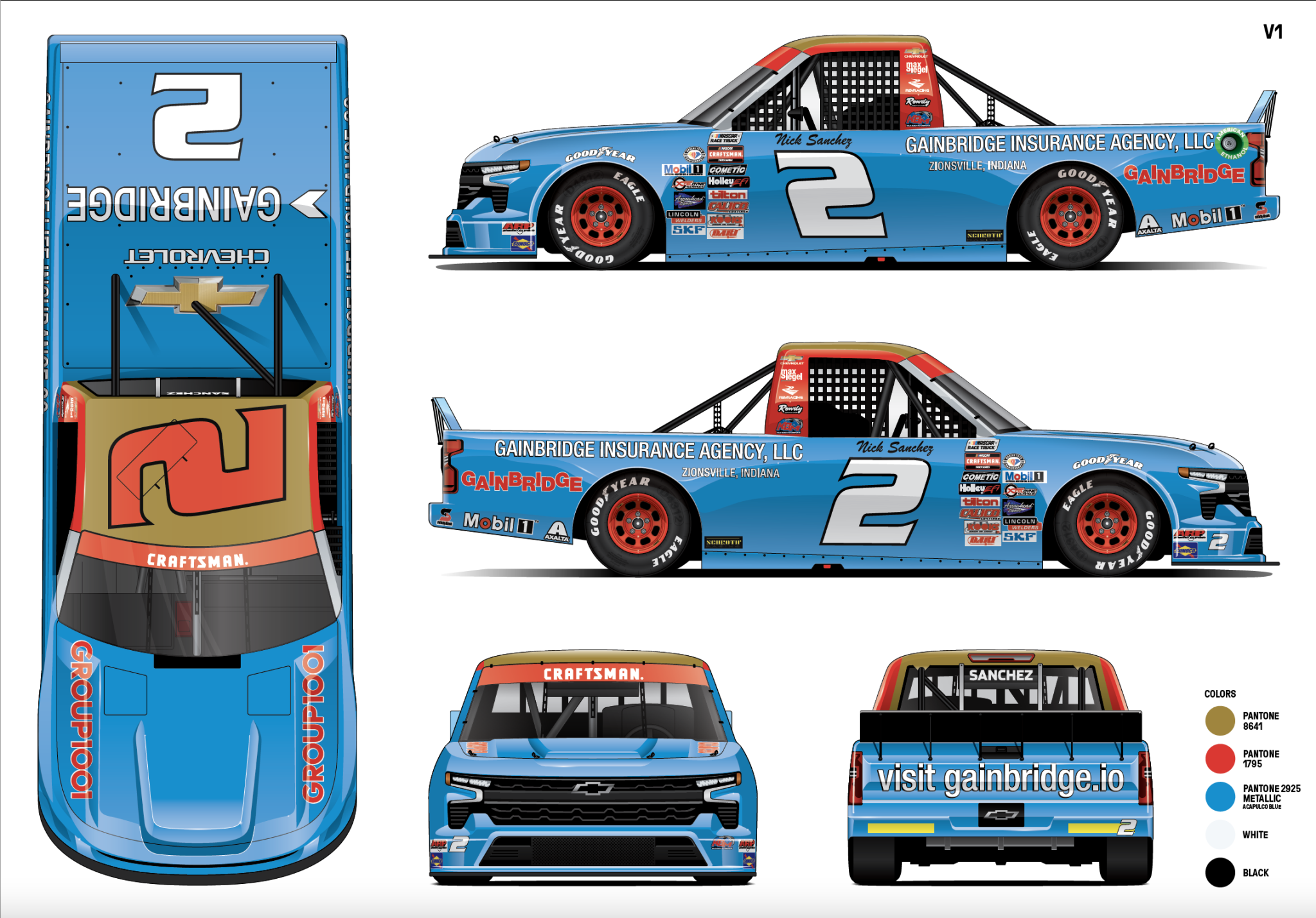 Sanchez to honor Andretti's Daytona 500 win with throwback scheme | NASCAR