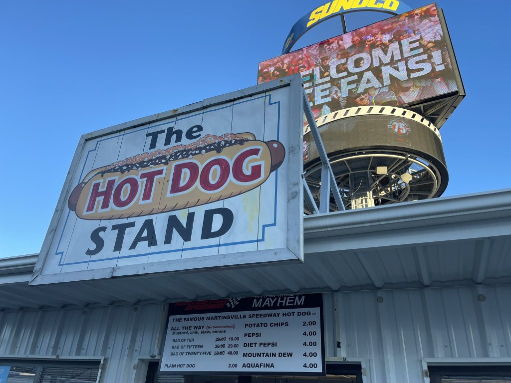 Martinsville hot dog stand stands the test of time | NASCAR