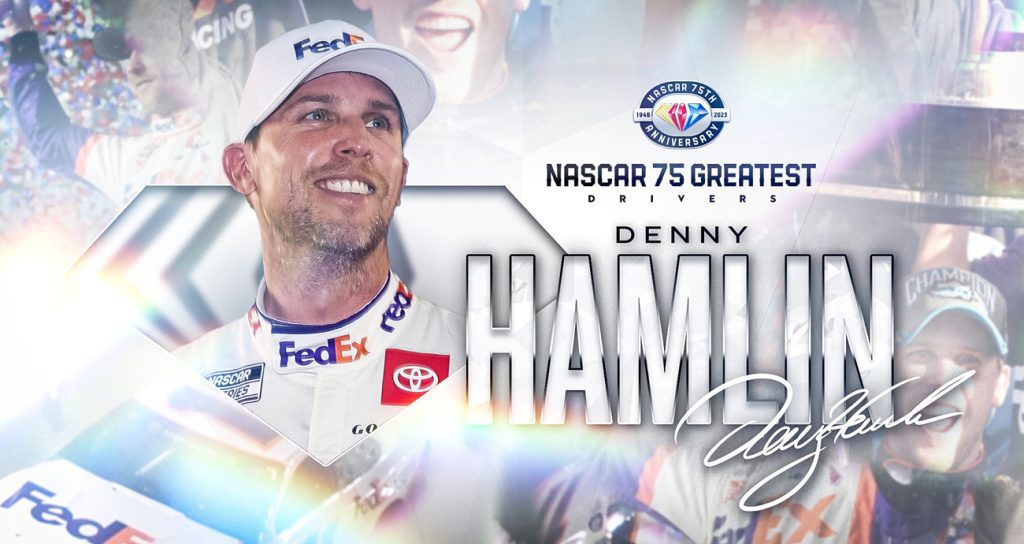 Denny Hamlin next up on 75 Greatest Drivers reveal | NASCAR