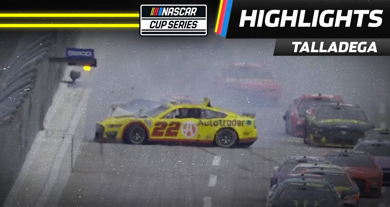 Joey Logano, Corey LaJoie wreck in the closing laps at Talladega