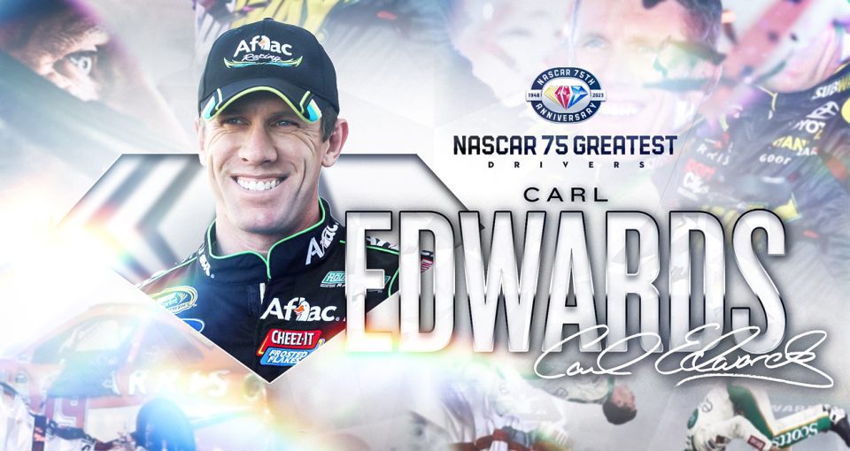 Carl Edwards named to NASCAR's 75 Greatest Drivers | NASCAR