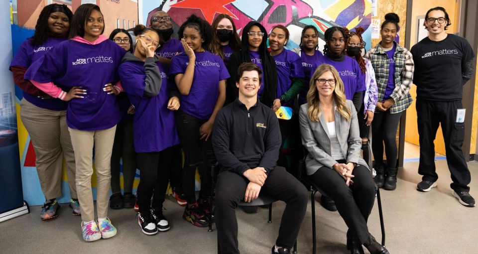 NASCAR partners with After School Matters to create mural