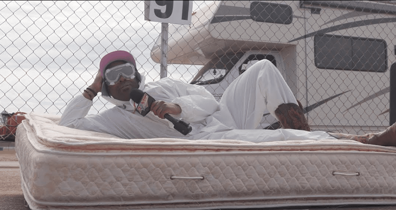 Mamba Smith tours what was left behind at Talladega - NASCAR